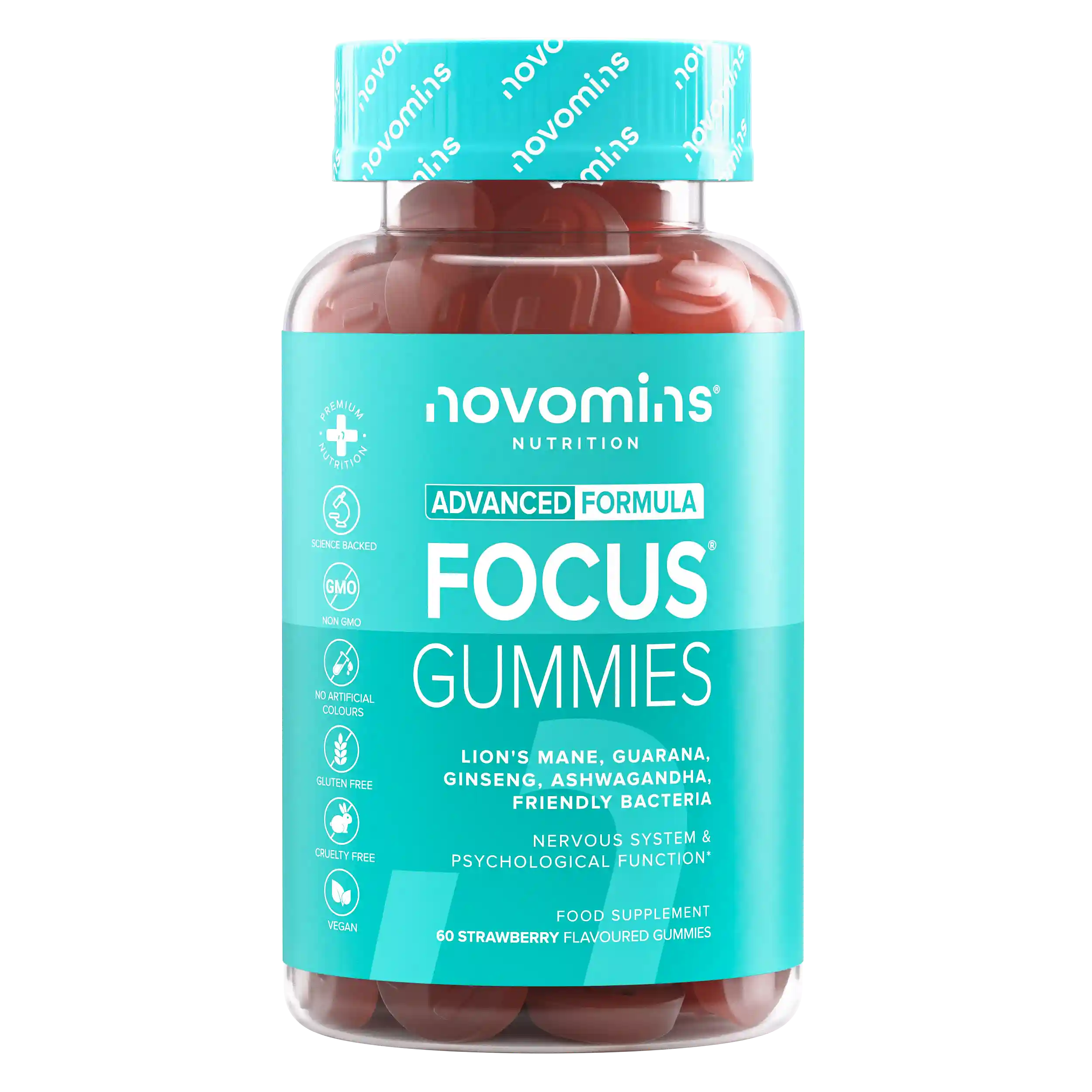 Fokus Gummies | Starke Adaptogene | Nootropische Mischung | Pilz ...